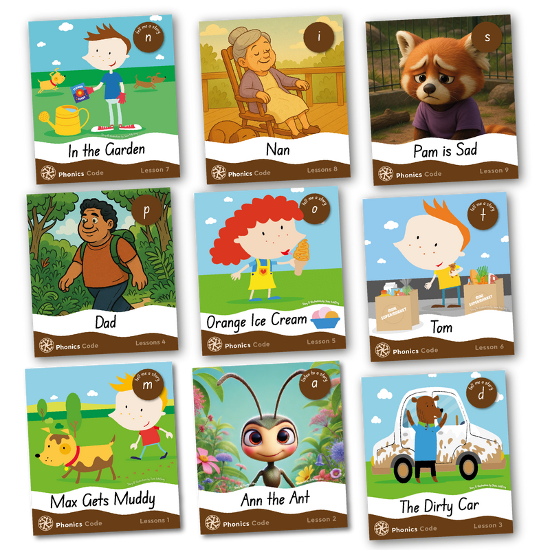 Phonics Code Seed Series 1: Books 1-9 – Smart Kids NZ