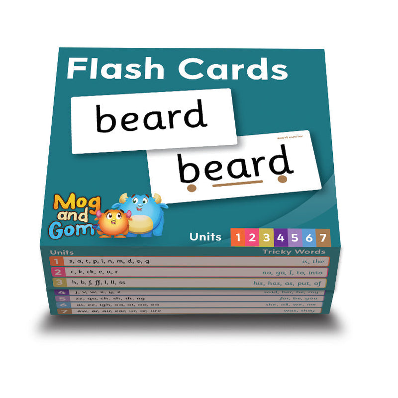 Mog and Gom Flash Cards Units 1-7 – Smart Kids NZ