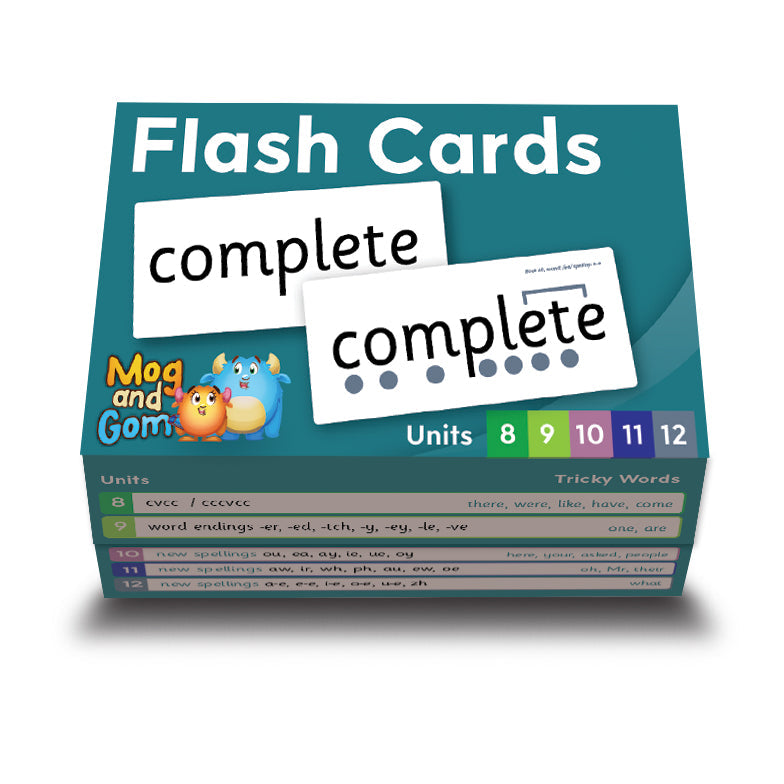 Mog and Gom Flash Cards Units 8-12 – Smart Kids NZ